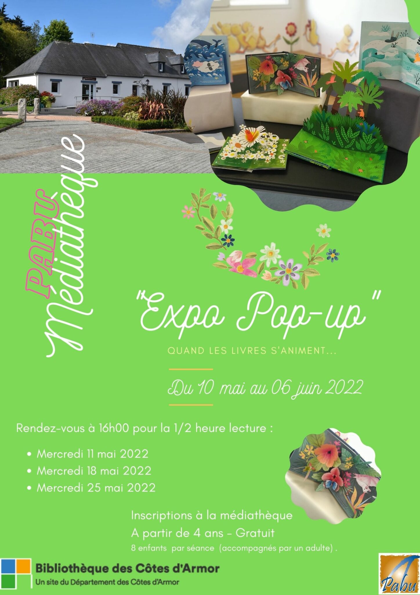 Expo « Pop-up » – Médiathèque – Ville de Pabu